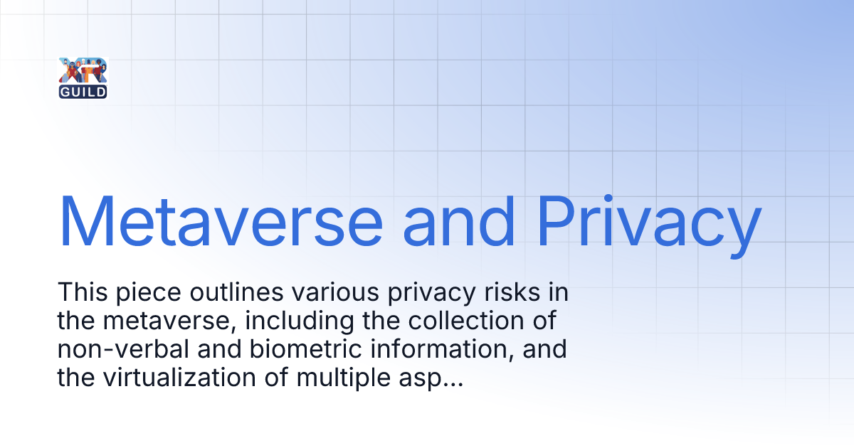 Metaverse and Privacy | Library